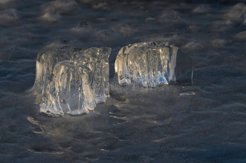 Light in ice crystals stock image. Image of zalew, water - 171347369