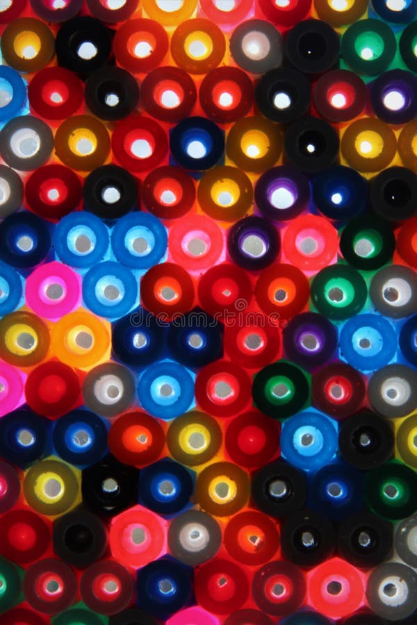 Plastic Circles on a White Background Stock Image - Image of background ...