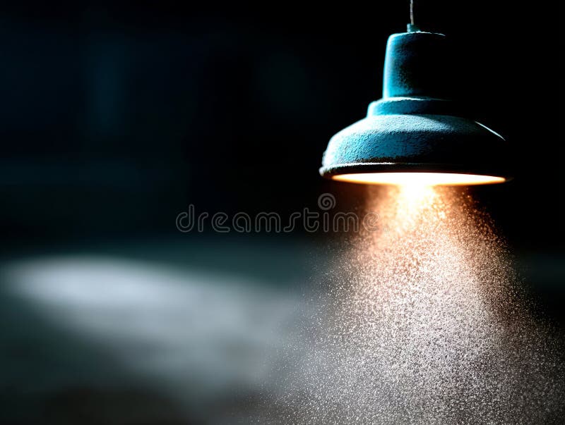 A Light that is Shining through a Light Bulb Stock Image - Image of ...