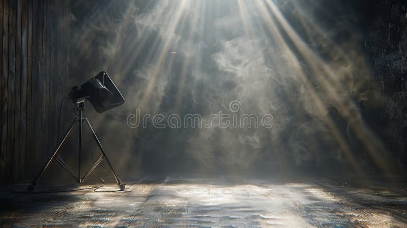 A Light Shining through a Dark Room Stock Image - Image of room, dark ...
