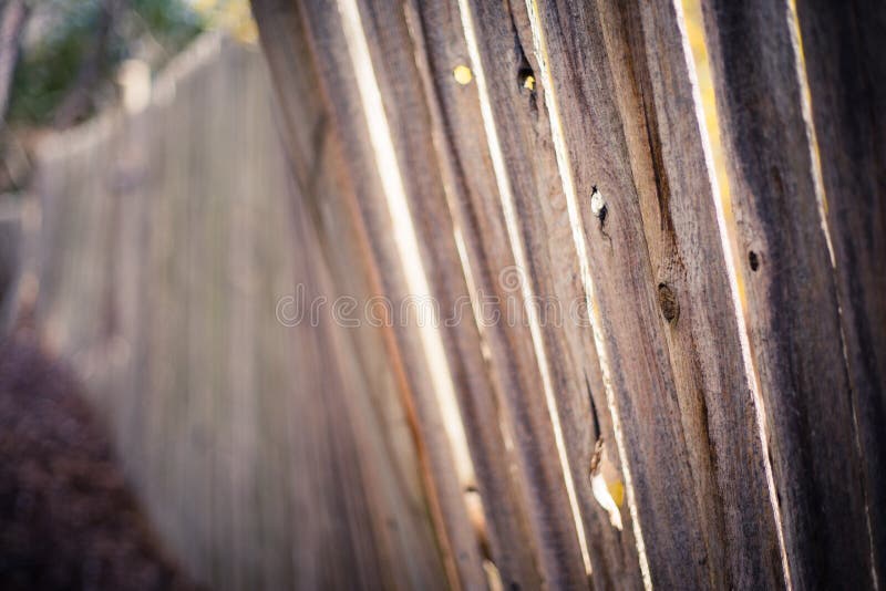 Light Shining through Old Crooked Fence Stock Photo - Image of privacy ...