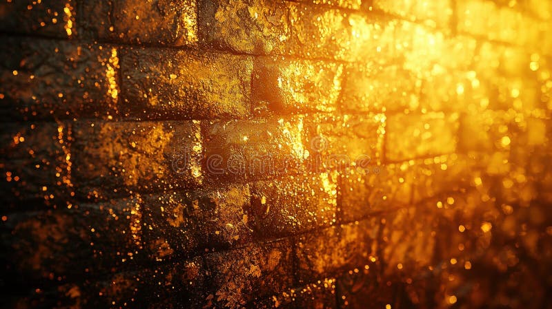 Light Shining through a Wall Creating Shadows and Patterns in a Room ...