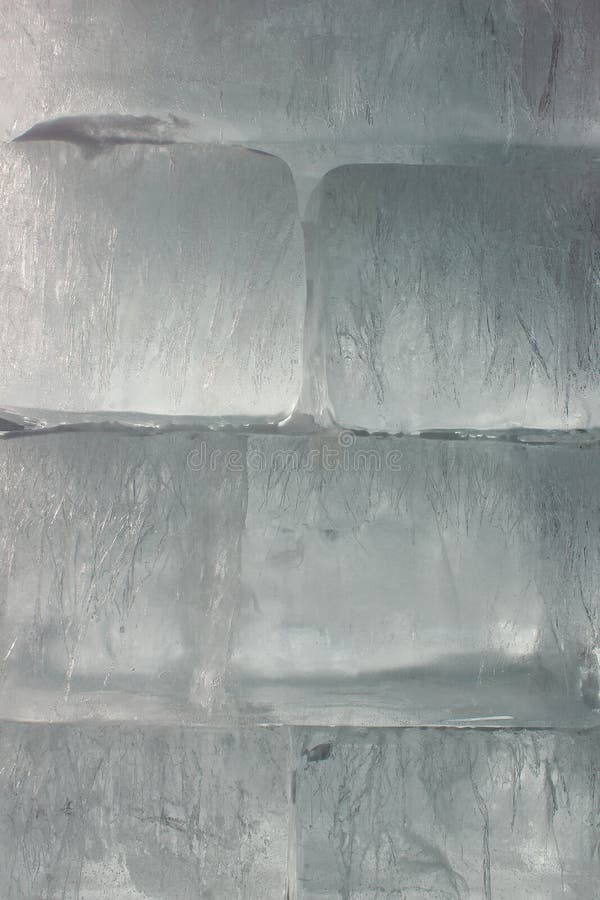 Light Shinning through Large Blocks of Ice Stock Image - Image of ...
