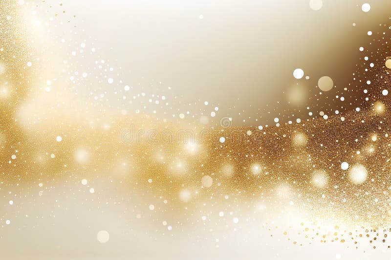 Light Shiny Golden Glitter Background Stock Illustration - Illustration ...