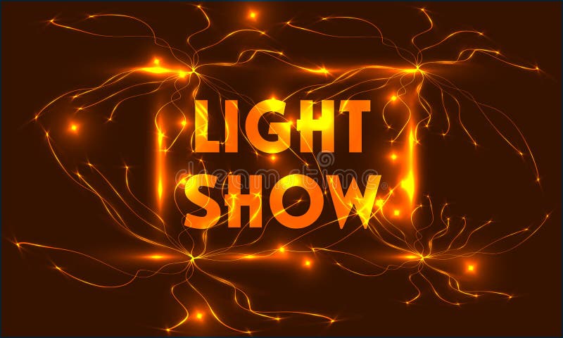 Light show stock vector. Illustration of transportation - 88506613