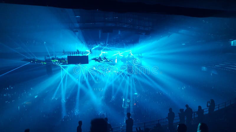 Light show blue stock photo. Image of light, blue, party - 126230518