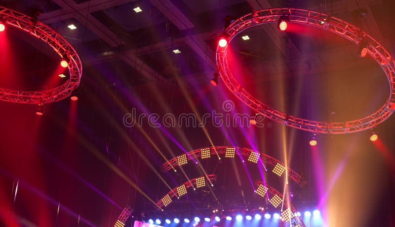 Light show at the Concert stock image. Image of high - 41017649