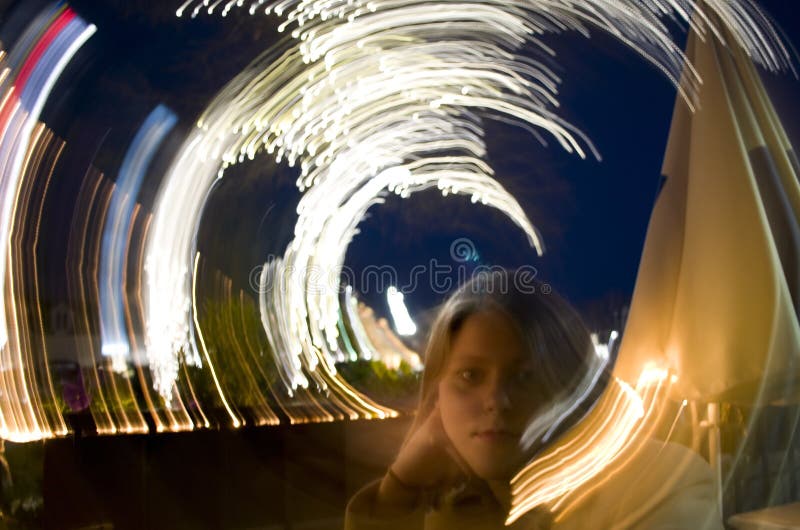 Light show portrait stock image. Image of composite, abstract - 4377367