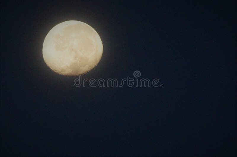 Light side of the moon stock photo. Image of luna, light - 125775116