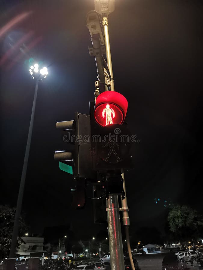 Light Signal Waiting To Cross the Road Stock Photo - Image of singh ...