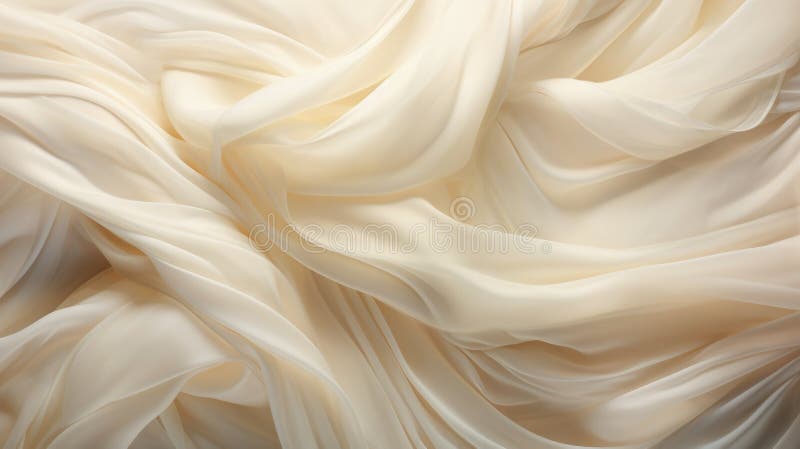 Light Silk Waves, Abstract Illustration Stock Illustration ...