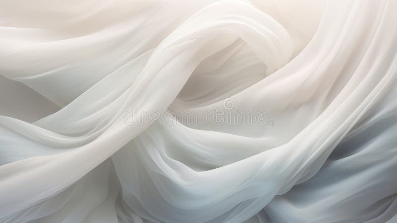 Light Silk Waves, Abstract Illustration Stock Illustration ...