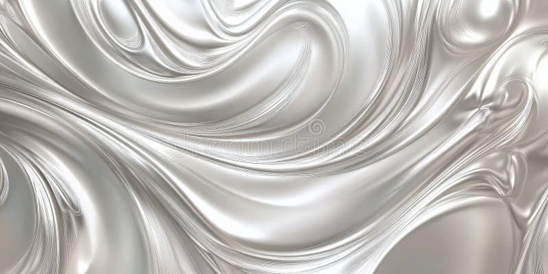 Light Silver Gradient Background with Soft Swirls and Bokeh Effects ...