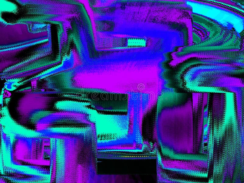 Violet Blue Cyan Spectrum Glass Like Pattern Stock Illustration ...