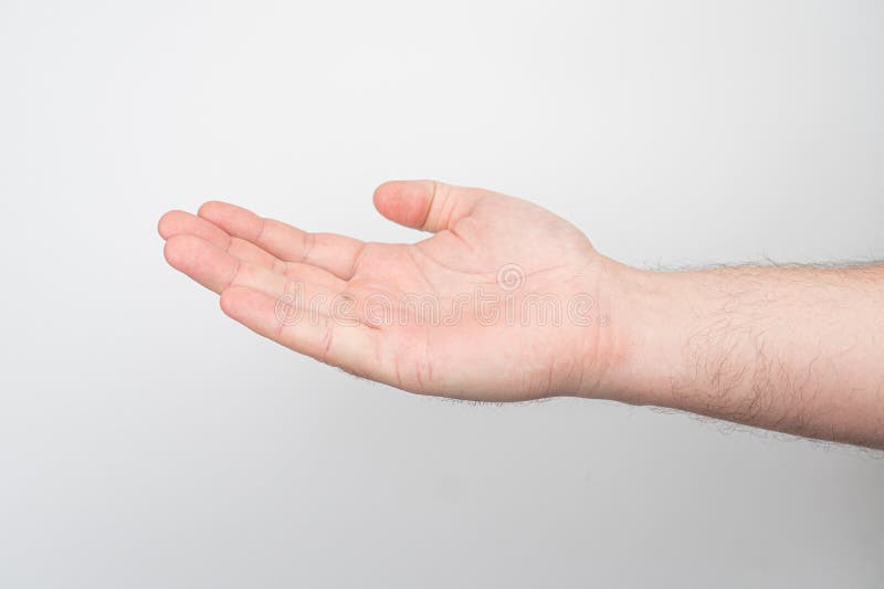 Light-skinned Arm in Motion, Bent Elbow, No Background Objects ...