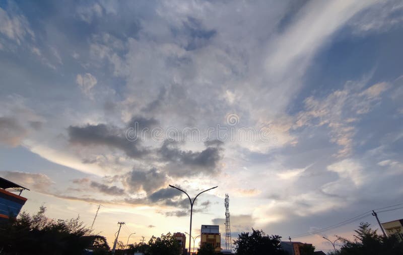 Light Sky Beauty Natural Blue Sky Tower Skylight Sun Stock Image ...