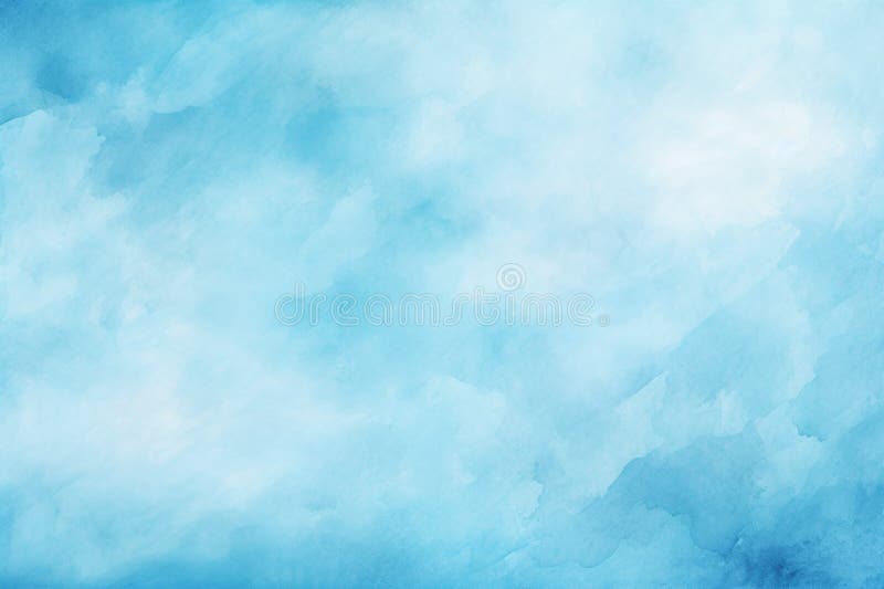 Light Sky Blue Abstract Watercolor Grunge Background Stock Illustration ...