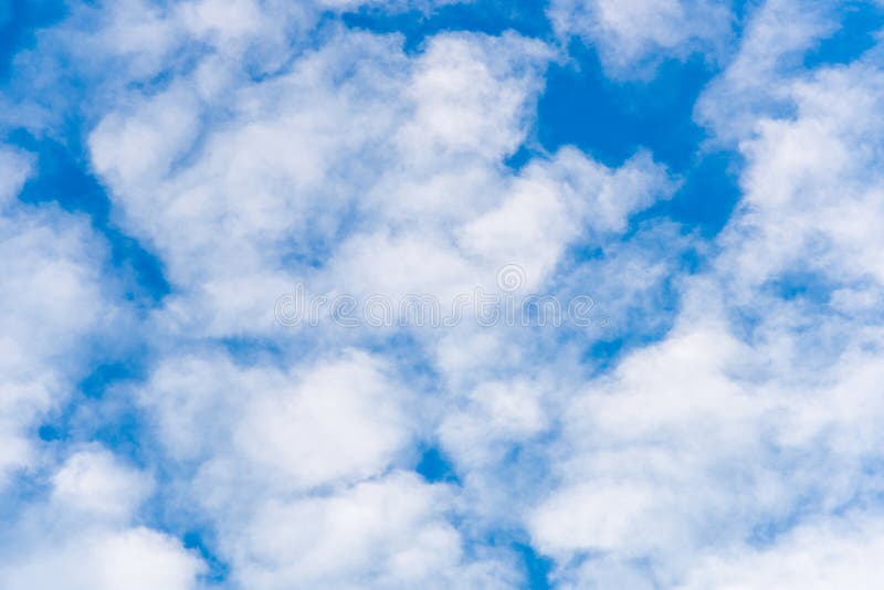 Light Sky Texture with White Clouds Stock Photo - Image of pattern ...