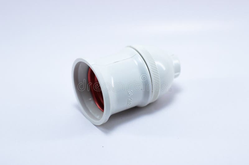 Lamp Socket Isolated on White Background, Lamp Holder, Lamp ...