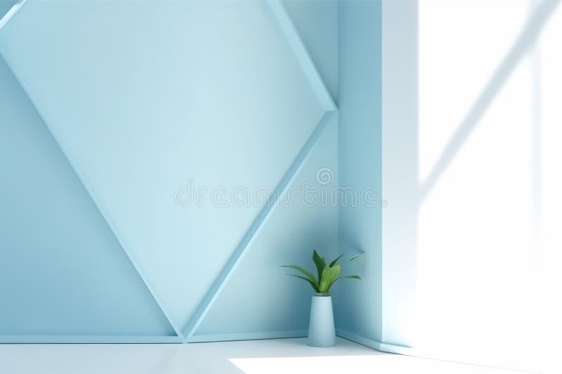 Light Soft Minimal Background Corner of Room with Shadows from ...
