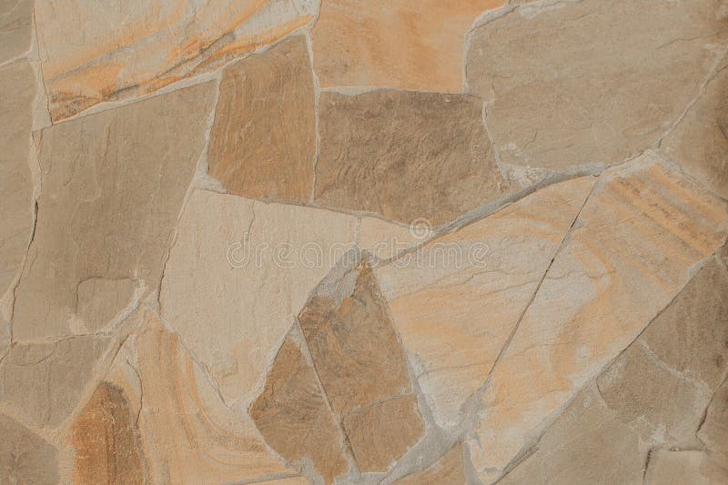 Light Solid Stone Tile Floor Texture Top View Mosaic Rough Background ...