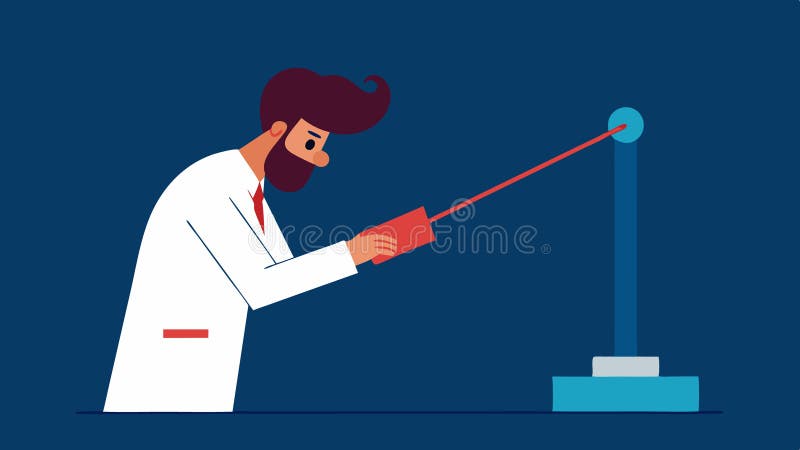 Light Source a Vector Showing a Forensic Scientist Using a Light Source ...