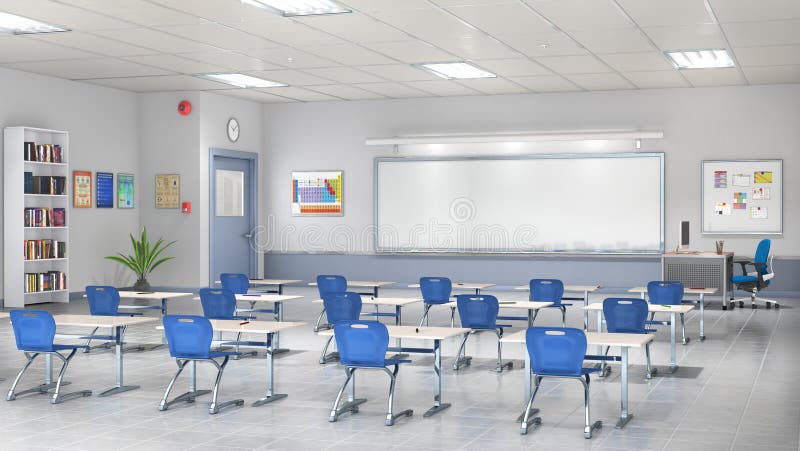 Classroom interior stock image. Image of desk, classroom - 11073353