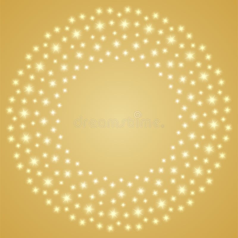 Light Sparkling Pattern Circle Shape Stock Vector - Illustration of ...