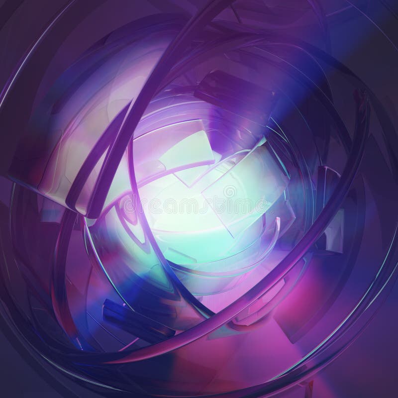 Light Spectrum, Abstract Purple Stock Illustration - Illustration of ...