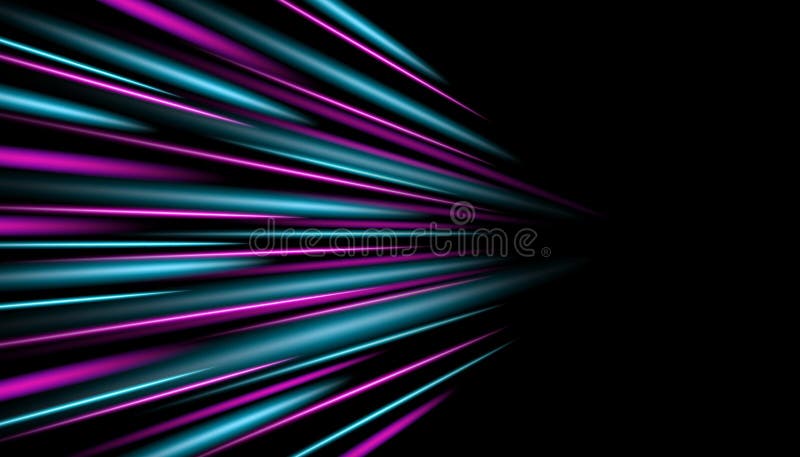 Glow Light Motion Vector Abstract Blue Background Stock Illustrations ...