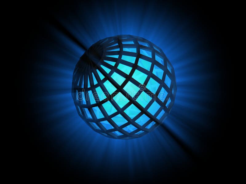 Light sphere stock illustration. Illustration of shine - 49722710