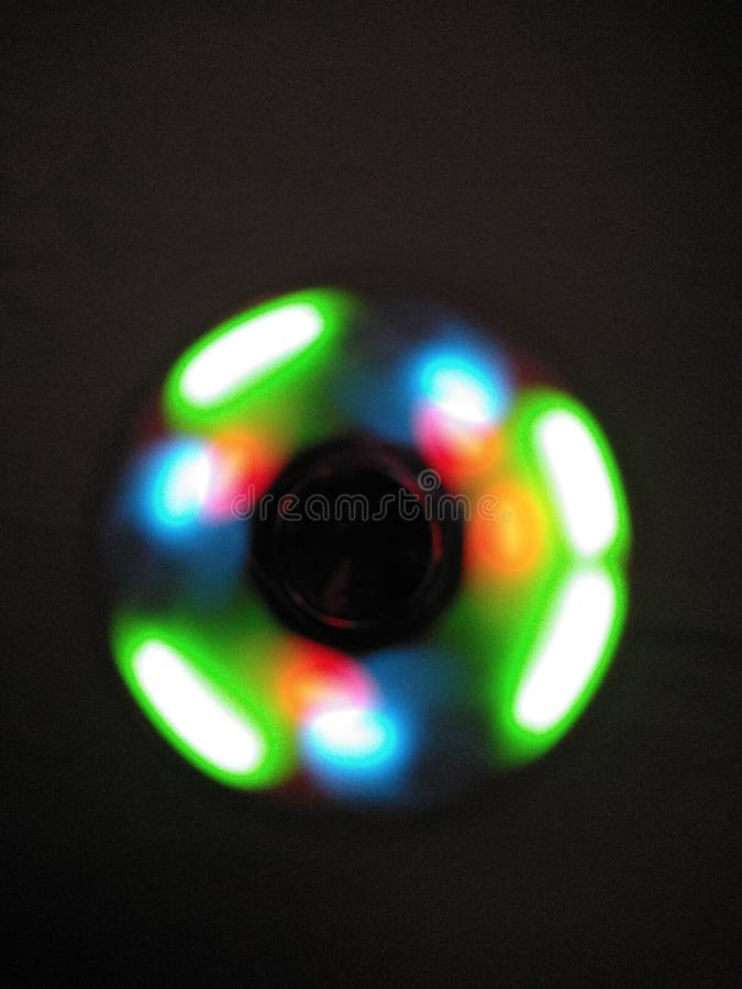 Light of spinner stock image. Image of darkness, blue - 138262343