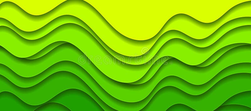 Light Spring Green Abstract Waves Corporate Background Stock Vector ...