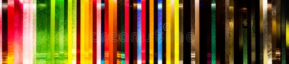 Light through Stack of Different Colours Cast Acrylic Sheet Stock ...