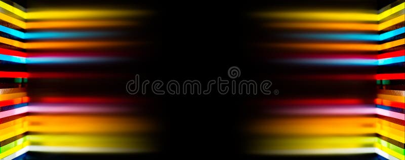 Light through Stack of Different Colours Cast Acrylic Sheet Stock Photo ...