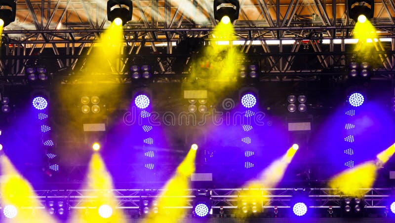 Light on the Stage As an Abstract Background Stock Photo - Image of ...