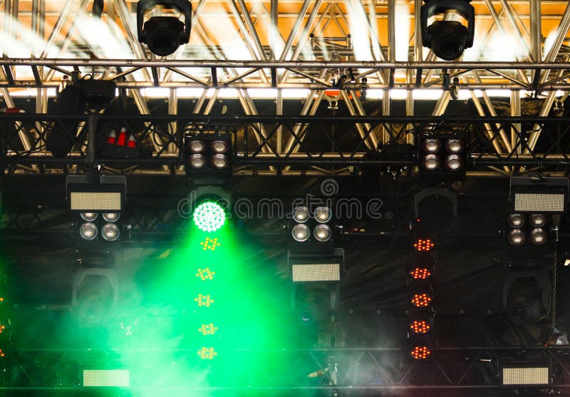 Light on the Stage As an Abstract Background Stock Photo - Image of ...