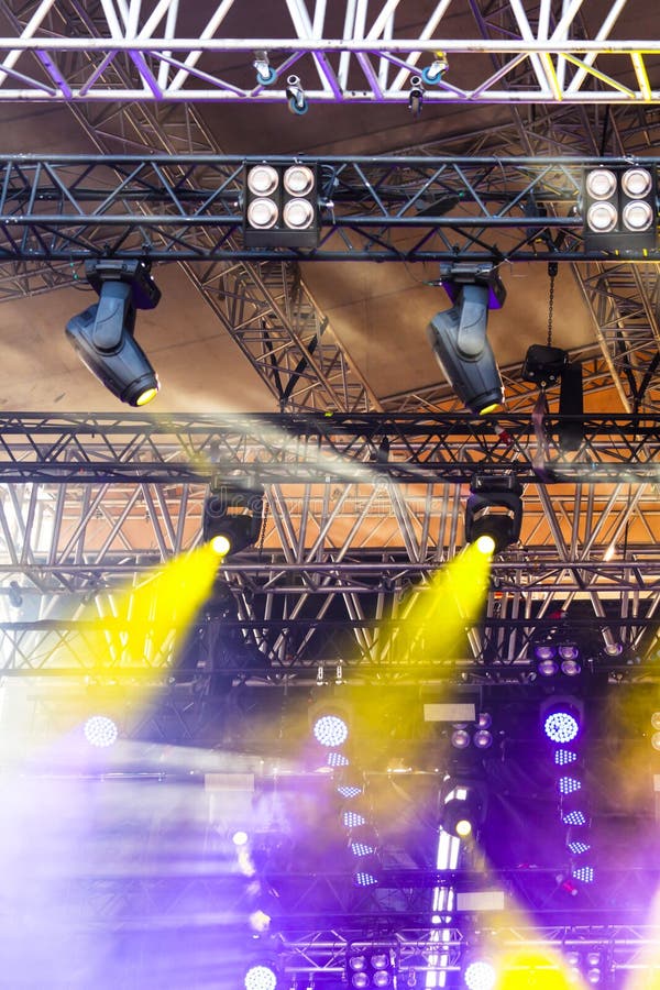 Light on the Stage As an Abstract Background Stock Photo - Image of ...