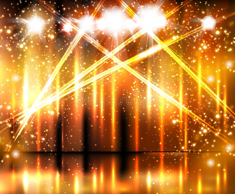 Light stage background stock vector. Illustration of illumination ...