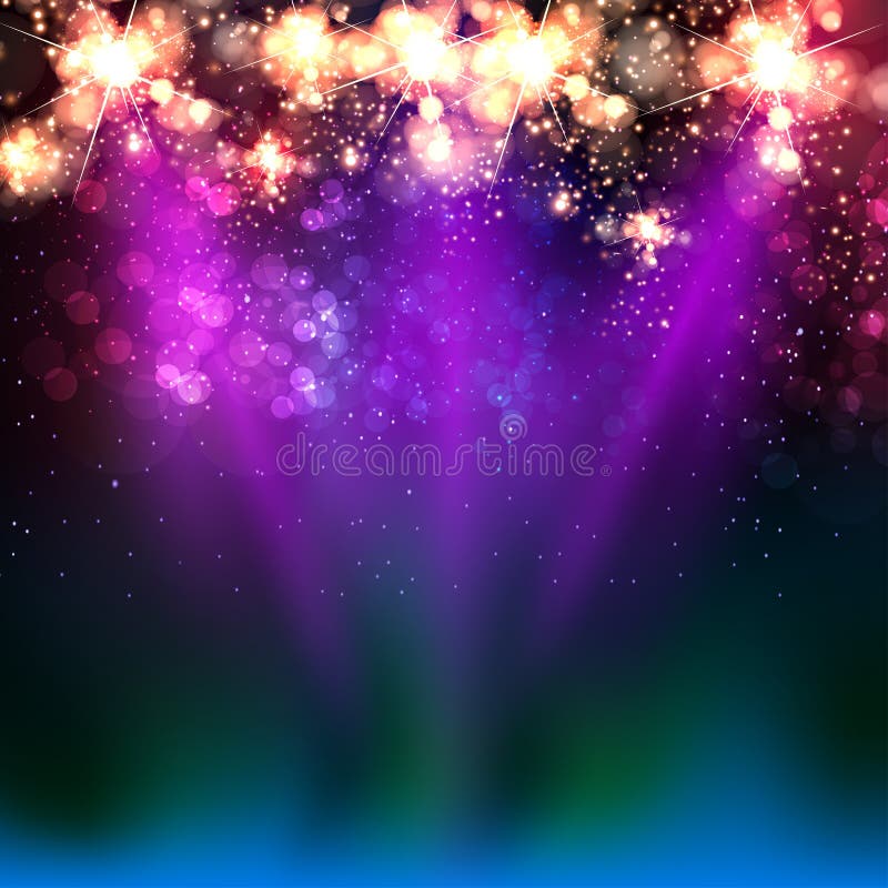 Light stage background stock vector. Illustration of nightlife - 68476375