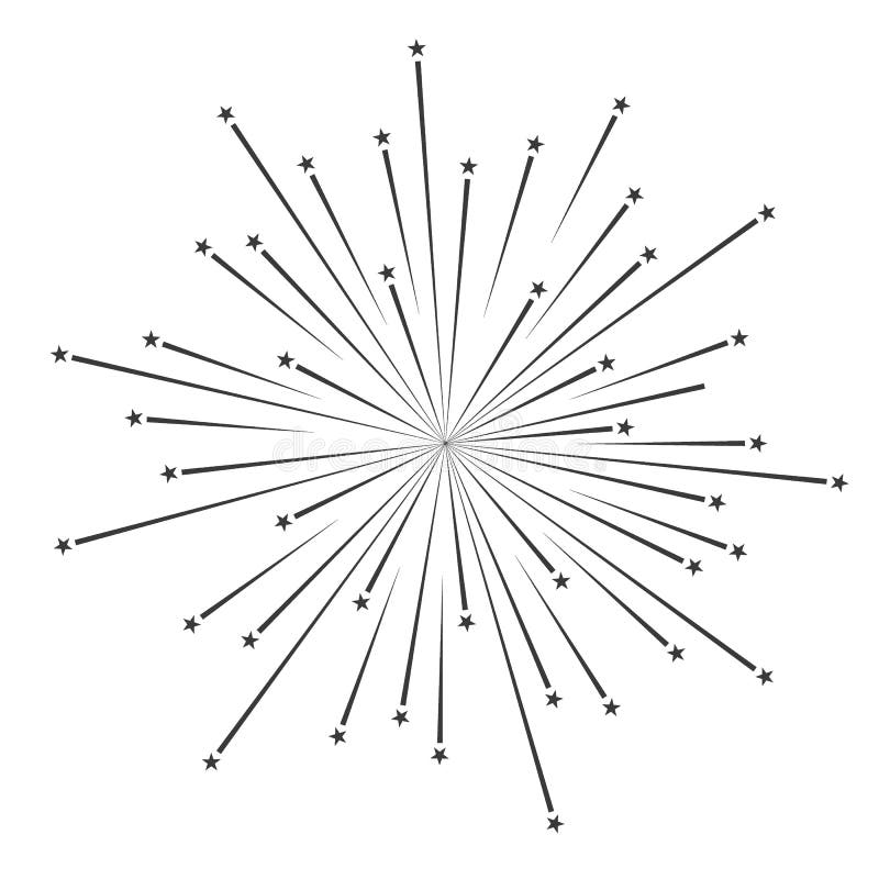 Light of Star Burst Design Element Stock Illustration - Illustration of ...