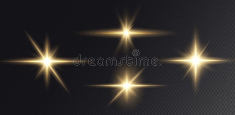 Light Star Gold Png. Light Sun Gold Png. Light Flash Gold Png Stock ...