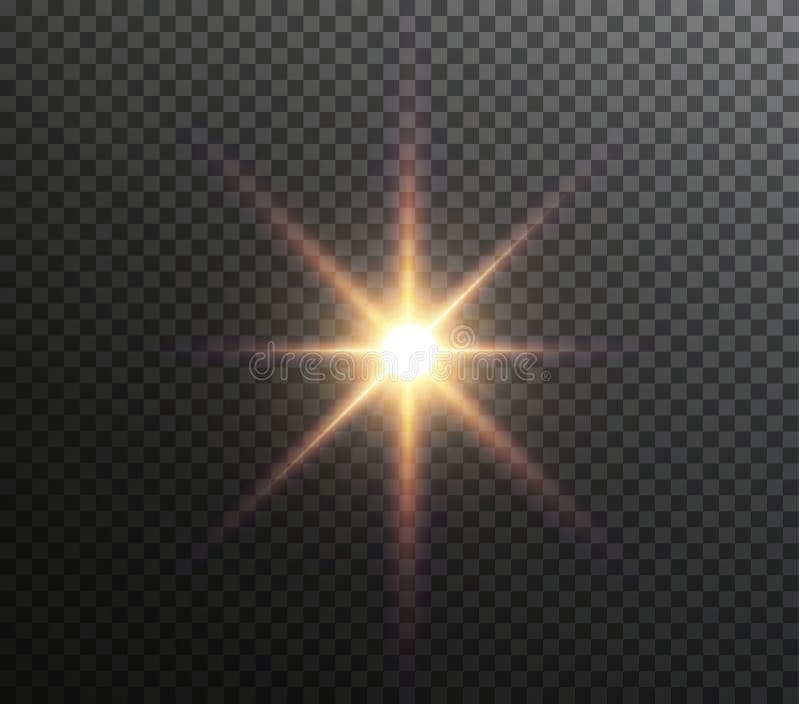 Light Star Gold Png. Light Sun Gold Png. Light Flash Gold Png Stock ...