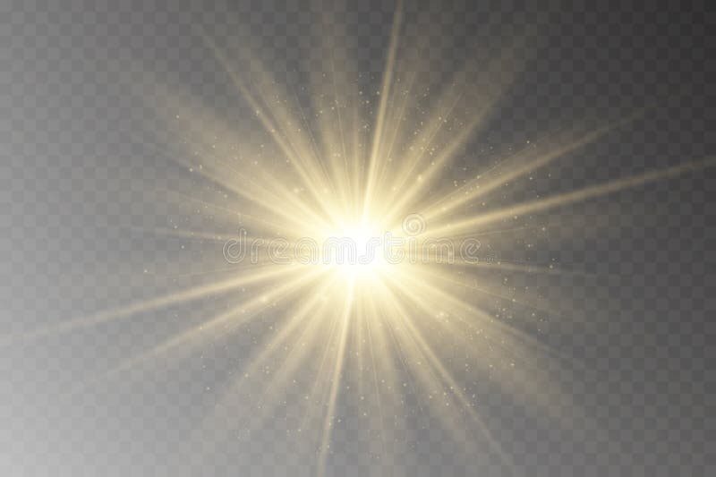 Yellow Light Rays Png