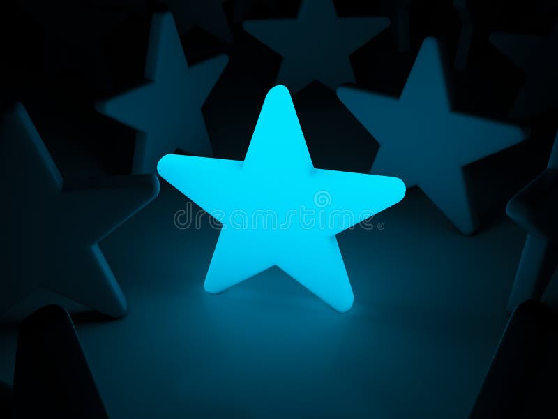 Light Star Symbol Background Stock Illustration - Illustration of sign ...