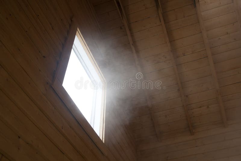 Light And Steam Coming Through A Window Stock Image - Image of ...