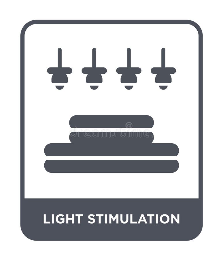 Light Stimulation Icon. Trendy Light Stimulation Logo Concept on Stock ...