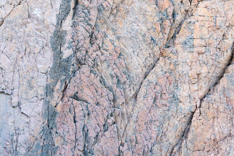 Rocky Background with Textured Wall in Bright Light Stock Photo - Image ...