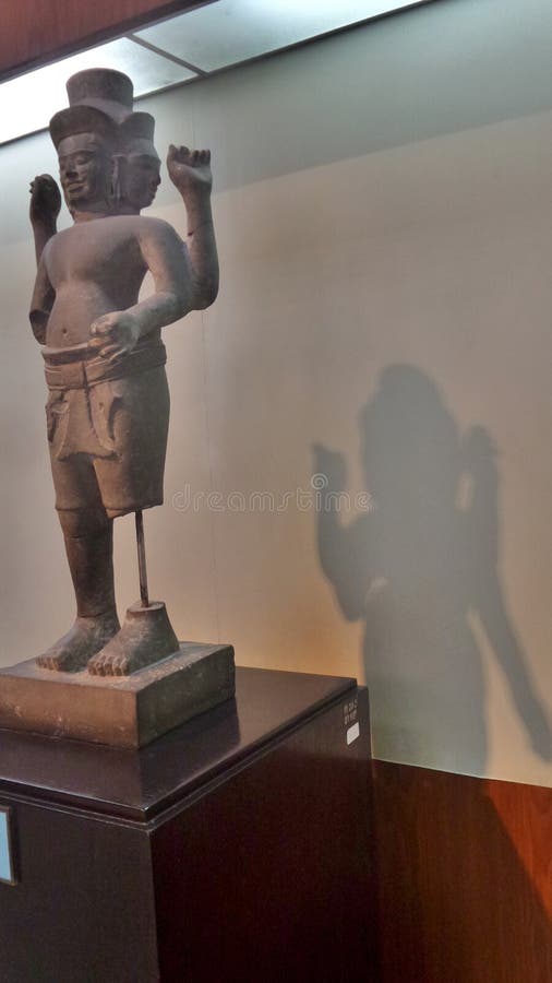 Light on Stone Sculpture and the Shadow Editorial Photography - Image ...