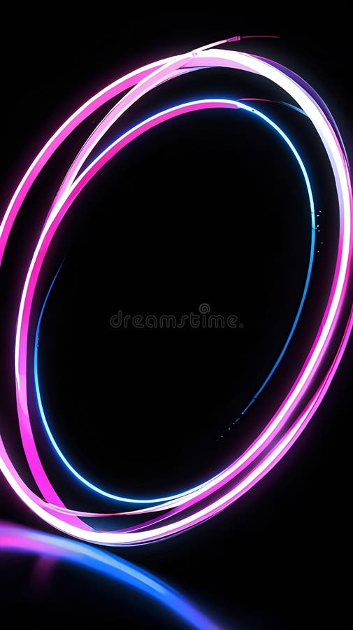 Light Streak in Black Background Stock Illustration - Illustration of ...